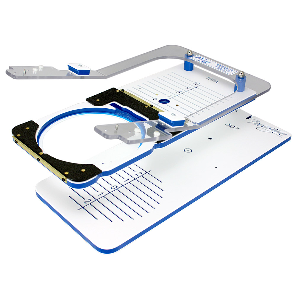 Mighty Hoop Fixture with FreeStyle Arm - 7.25" | Happy Japan USA